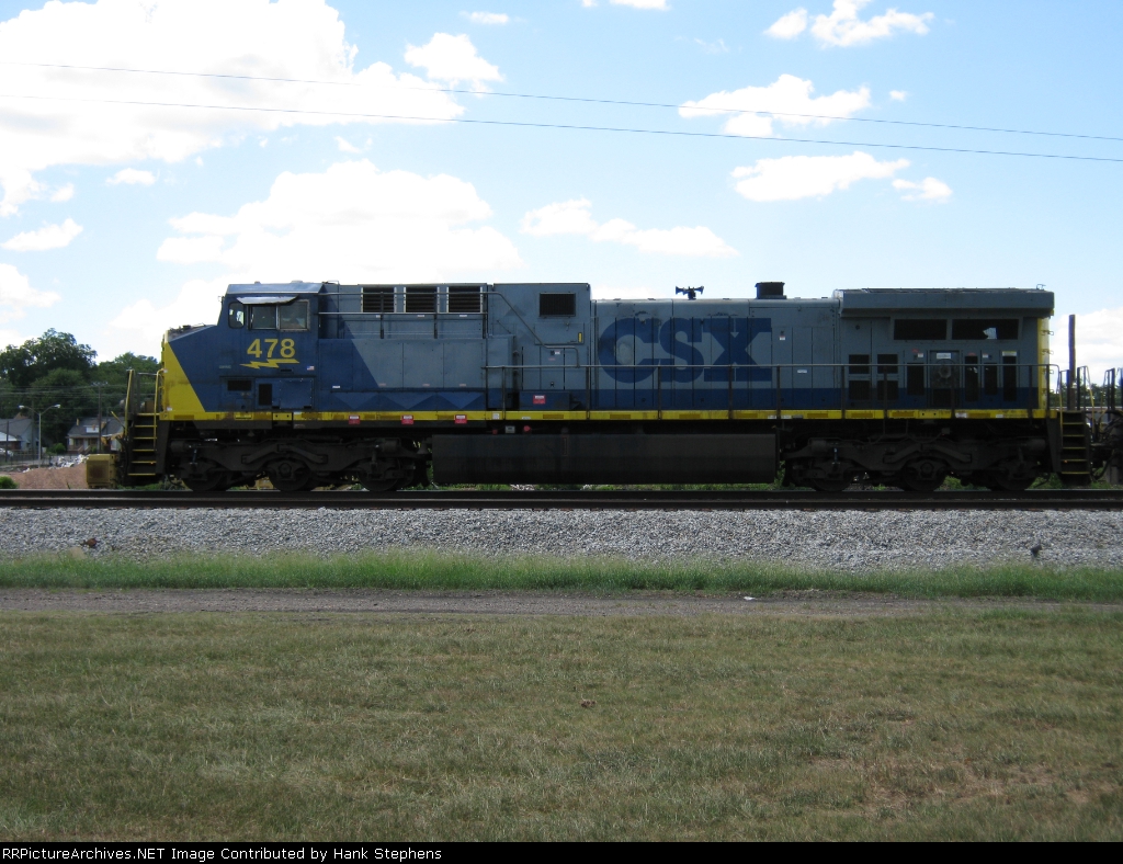 Roster shot of A746 lead engine as it reverses its train for the trip south at West Point, GA